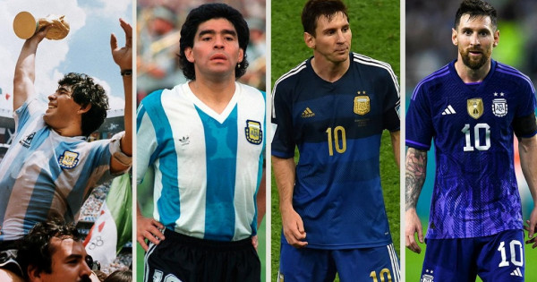 La historia de Argentina a través de sus camisetas en los mundiales ...