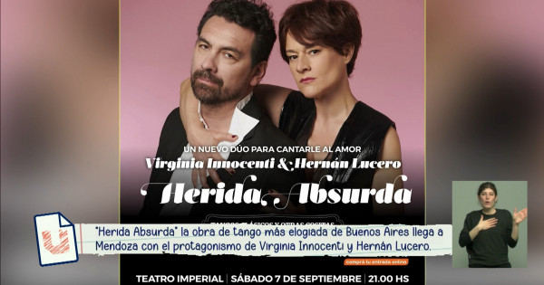 Llega "Herida Absurda", un espectáculo pasional con Virginia Innocenti ...