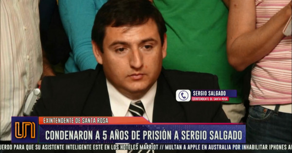 Tras ser condenado, habló Sergio Salgado - Unidiversidad